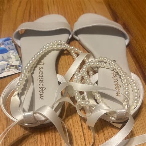 Wedding Sandals Bridal Shoes Pearl Sandals Handmade Sandals Ivory