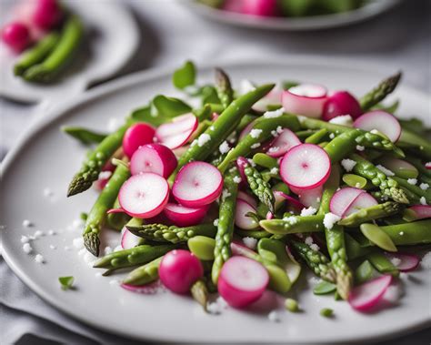 Salade Colorée de Printemps aux Asperges Radis et Pois Gourmands Cuisine Generation