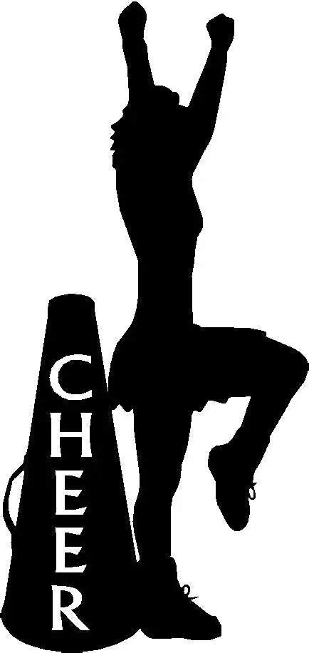 Cheerleader And Cheer Cone Sport Silhouettes Wall Art The Metal Peddler