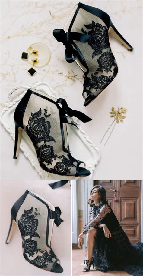 12 Timelessly Beautiful Black Evening Shoes For Your Wedding And