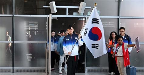 “봉주르~ 파리” 올림픽 한국 선수단 본진 파리 입성[현장 화보]