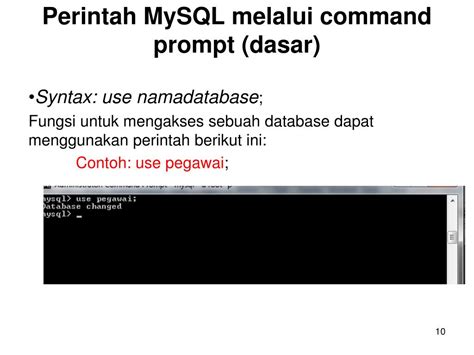 ppt database mysql powerpoint presentation free download id 5610785
