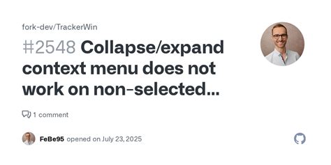Collapseexpand Context Menu Does Not Work On Non Selected Commits · Issue 2548 · Fork Dev