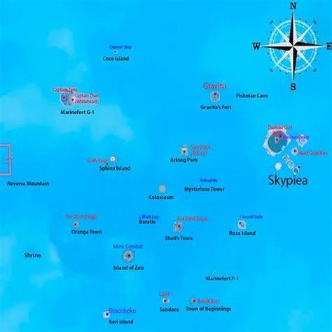 Gpo First Sea Map Guide All Locations Pro Game Guides