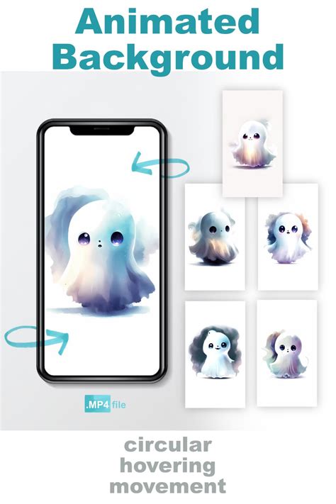 Halloween Floating Ghost Animated Background 2724731