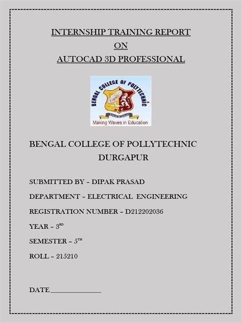 Report Dipak Prasad Pdf 3 D Computer Graphics Auto Cad