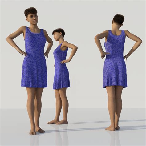 DForce Sporty Summer Dress And Poses For Genesis 8 And 8 1 Females 3D