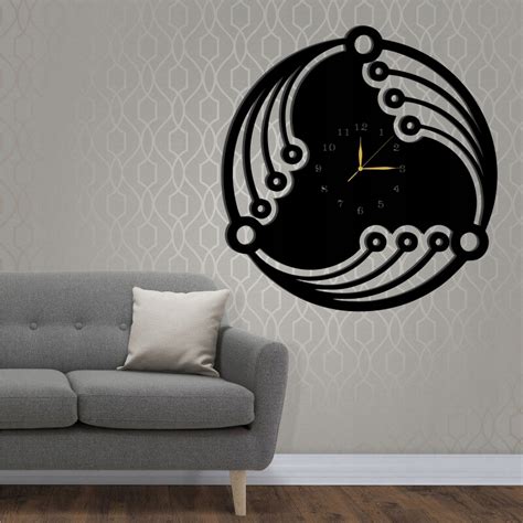 AŻUROWY ZEGAR ŚCIENNY COSMO MODERN 50CM KOLORY