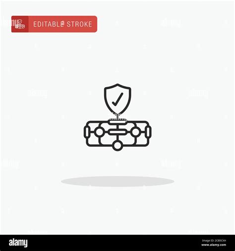 Algorithm Icon Vector Algorithm Icon For Presentation Stock Vector