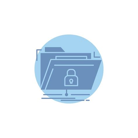 encryption files folder network secure glyph icon 12983551 vector