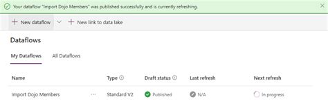 Bulk Importing Data Using Dataflows Part 1 Single Table Power