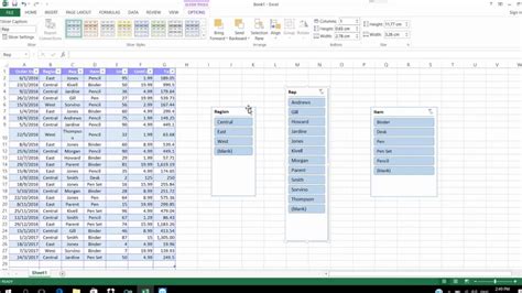 Excel 2013 Slicer Timeline Hyperlink Tutorial Youtube