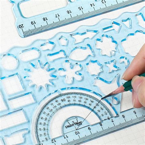 Gabarit De Dessin Géométrique Fournitures De Recherche De Proximité