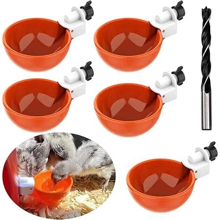 2 Pièces Gobelets À Eau pour Poulet Gobelets pour Abreuvoirs pour
