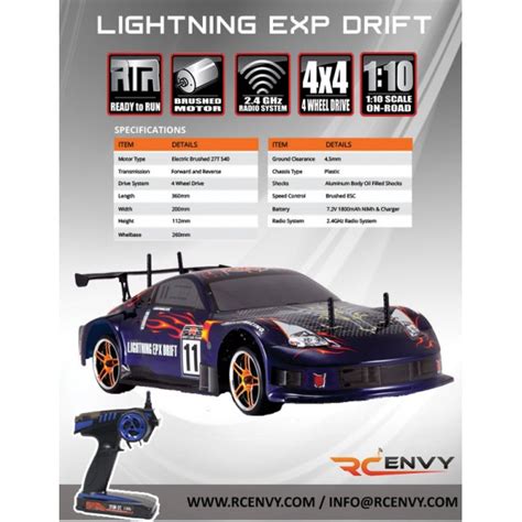 Redcat Racing Lightning EPX Drift 1 10 Scale Electric Road Car 2