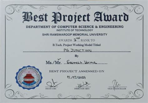 Saurabh Verma On Linkedin 🎓 Proud To Achieve 3rd Position In Btech Cse And Excel In Final Year