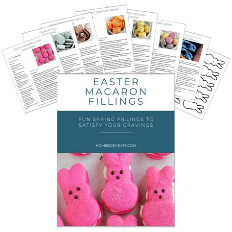 Easter Macaron Fillings Recipe Ebook Homebody Eats Store