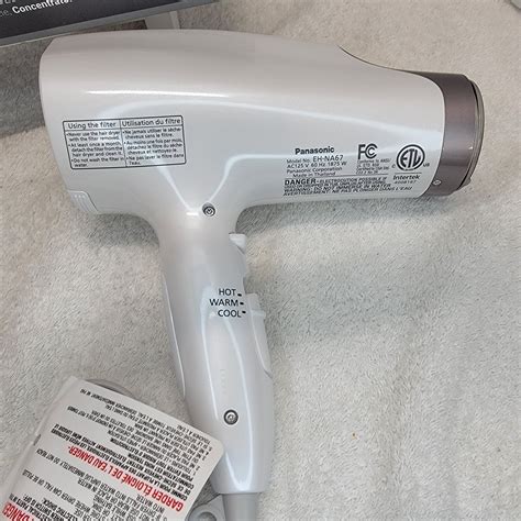 Panasonic Nanoe Salon Hair Dryer With Oscillating Nozzle Diffuser EH