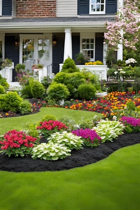 21 Beautiful Flower Beds In Front Of House Ideas Landscape Ideas For