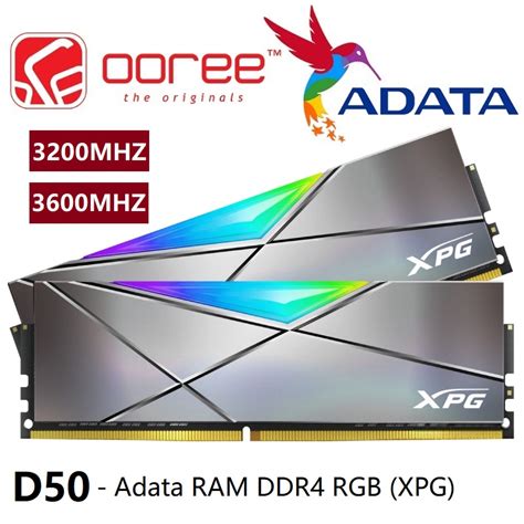 ADATA XPG SPECTRIX D MHZ MHZ DDR RGB GAMING RAM MEMORY RAM FOR PC GB GB