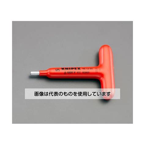 エスコ 60x110mm 六角棒レンチt型絶縁 Ea640ll 6 入数：1本 ファーストヤフー店 通販 Yahooショッピング