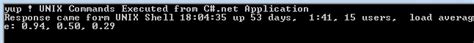 Operate UNIX Secure Shell From C NET Application