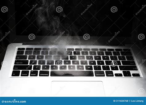 A Broken Laptop With A Hammer And Pliers Stock Image Cartoondealer