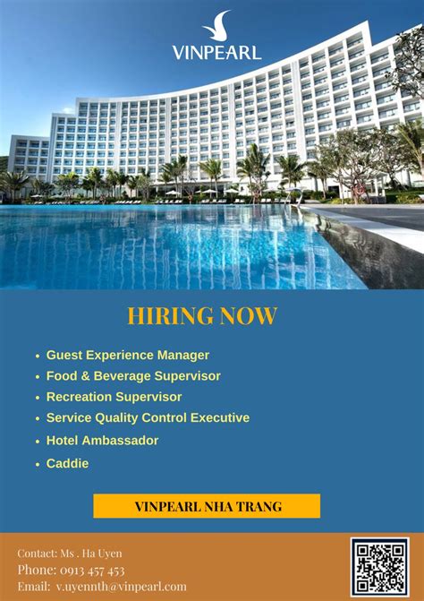 Uyen Nguyen On Linkedin Develop Your Career With Vinpearl For Any