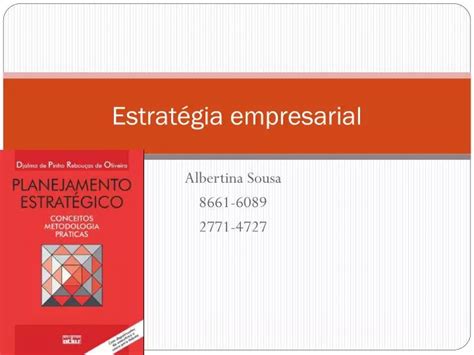 PPT Estratégia empresarial PowerPoint Presentation free download