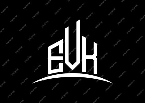 Premium Vector Letter Evk Building Vector Monogram Logo Design Template Building Shape Evk Logo