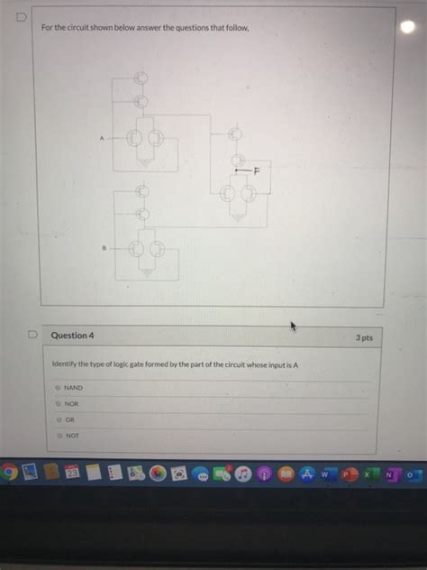 Solved For The Circuit Shown Below Answer The Questions That Chegg