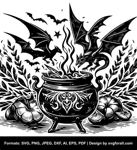 Cauldron Vector Svg
