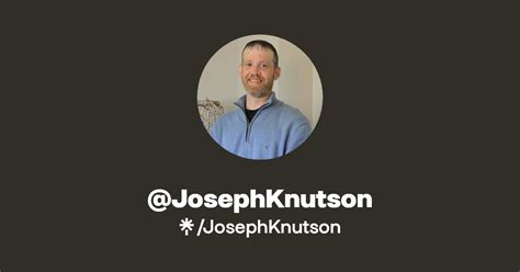 Josephknutson Instagram Facebook Linktree