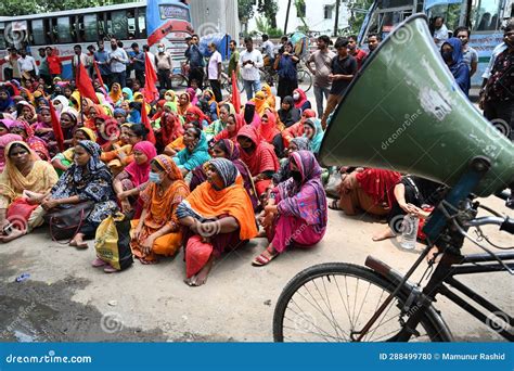 Garments Worker Protest In Bangladesh Editorial Image Image Of Asian