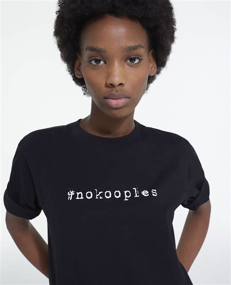 Black Logo T Shirt The Kooples Uk