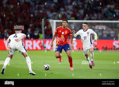 Berlin Germany 14 July 2024 Rodri In Action During The Match