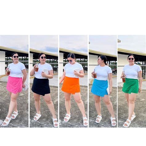 Zabel Curvey Plus Size Skort Shopee Philippines
