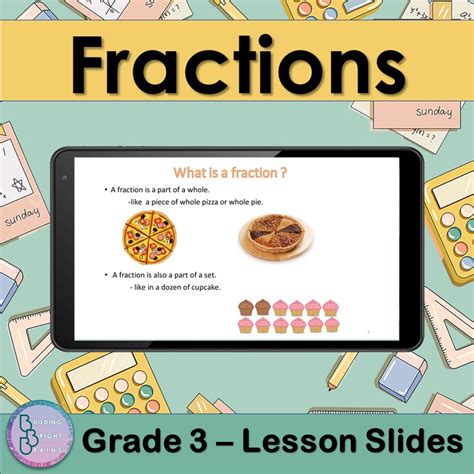 Fractions 3rd Grade Powerpoint Lesson Slides Made By Teachers