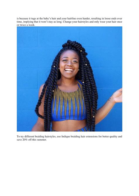 Ppt How To Prevent Hair Braiding From Breaking Off Powerpoint