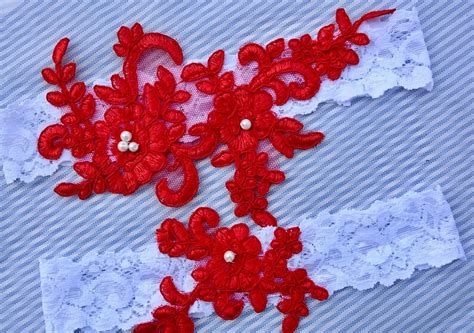 Wedding Garter Set Ivory Rustic Bridal Lace Prom T Bridal Etsy