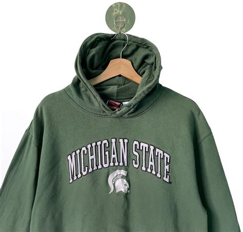 Pick Vintage University Michigan State Hoodie Sweater Etsy