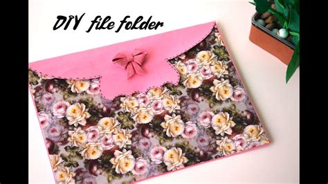 how to make file folder diy file folder craft ideas back to school supplies youtube