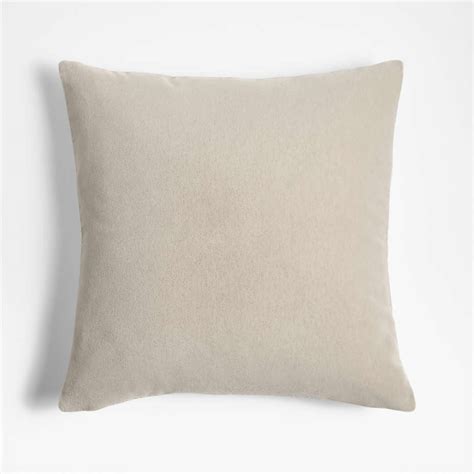 Fedo Wool Blend 20x20 Camel Tan Throw Pillow Cover Reviews Crate