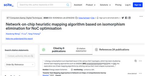 Network‐on‐chip Heuristic Mapping Algorithm Based On Isomorphism