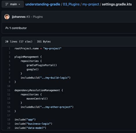 pluginmanagement block must appear before any other statement · issue