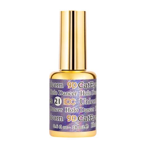 21 holo dancer unicorn 9d cat eye by dnd dc