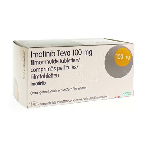 Imatinib Teva 100mg Filmomh Tabl 120 X 100mg Apotheek Patricia Verstraete