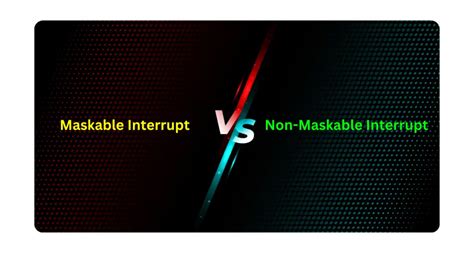Difference Between Maskable And Non Maskable Interrupt Siliconvlsi