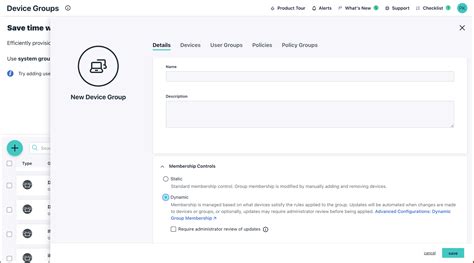how to configure dynamic device groups