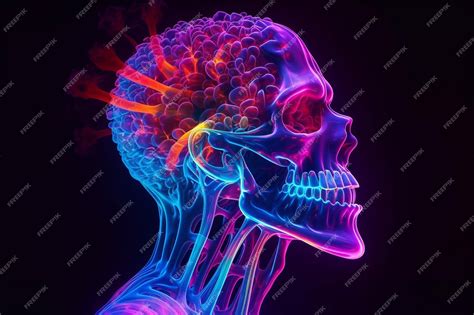 Premium Ai Image Human Brain Activity Disorders Of Brain Functions Brain Activity